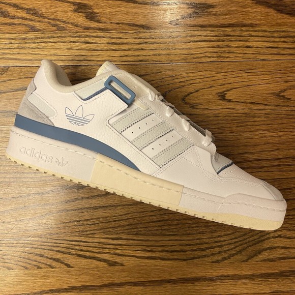 adidas | Shoes | Adidas Forum Exhibit Low White Teal Sky Tint 222 Mens ...
